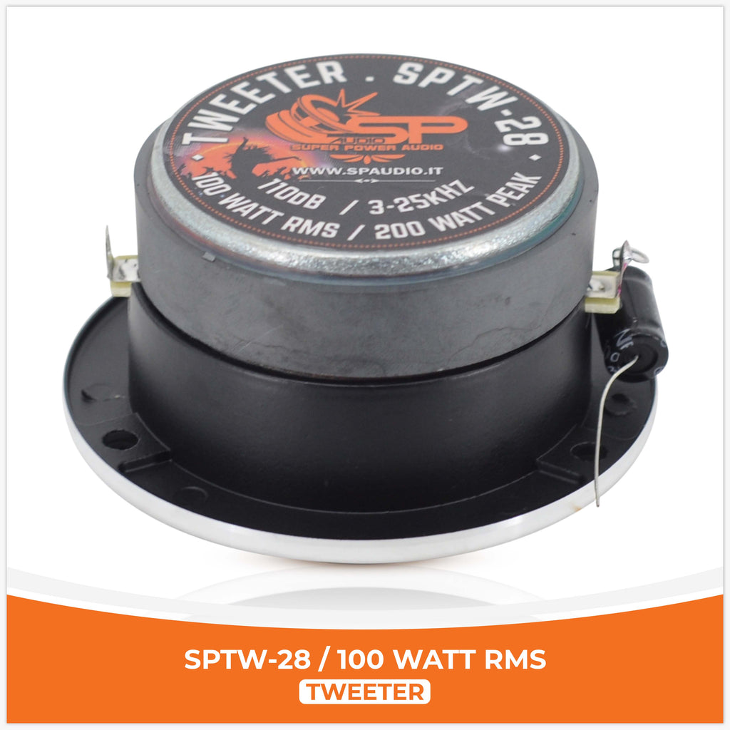 SP TW 28 BULLET TWEETER 100W RMS (PAIR PRICE) – spaudio
